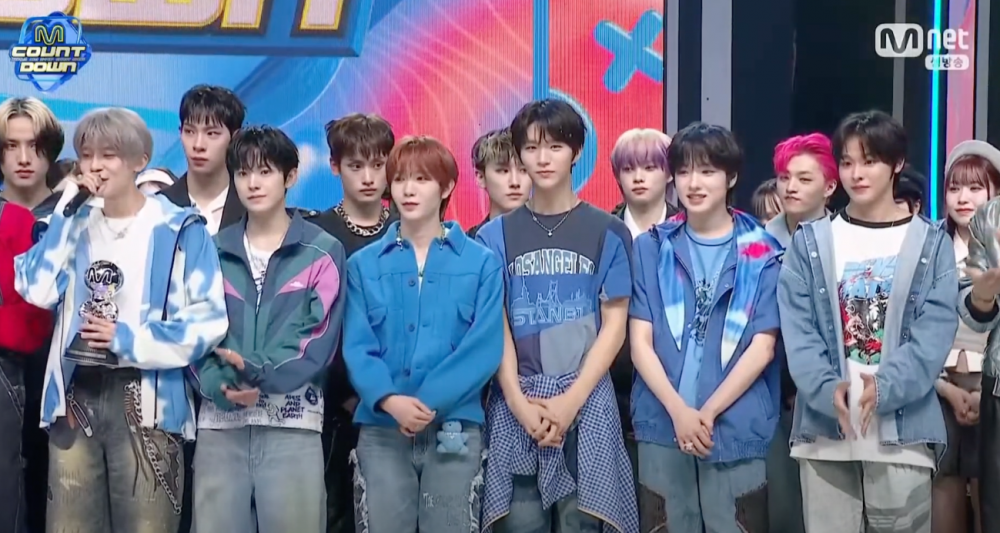 NCT WISH meraih posisi pertama dengan ‘poppop’ di acara 'M! Countdown ...